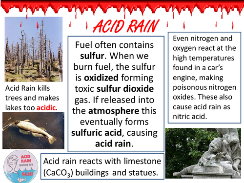 AQA C1.4.4 Cleaner fuels and pollution | Teaching Resources
