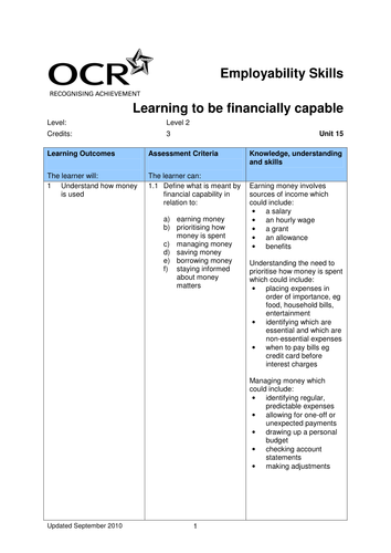 Employability resources 1 | Teaching Resources