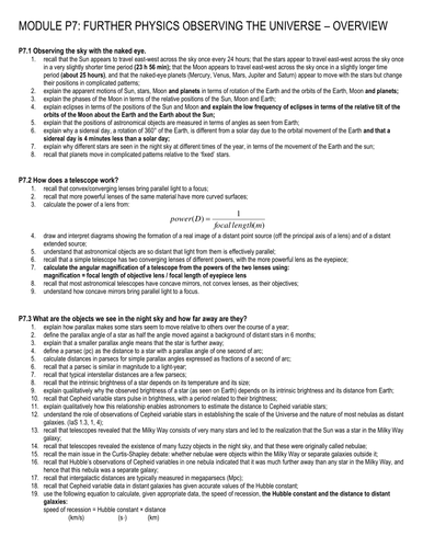 OCR GCSE P7 lessons | Teaching Resources