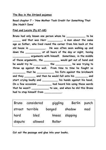 The Boy in the Striped Pajamas | Teaching Resources