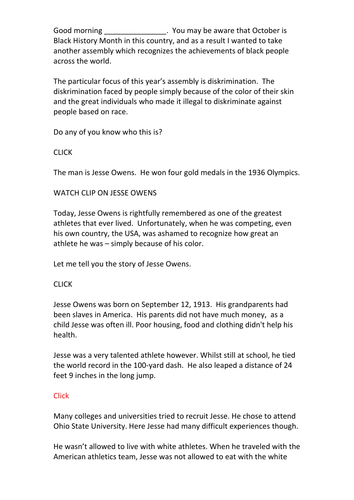 Black History Month | Teaching Resources