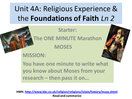 Foundations of Faith | Teaching Resources