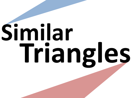 GCSE Similar Triangles Geometry Activity | Teaching Resources GCSE Similar Triangles Geometry Activity | Teaching Resources
