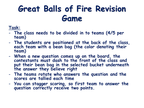 Revision game for GCSE PE | Teaching Resources