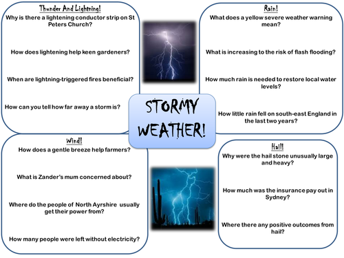 Extreme Effects Of Thunderstorms | Teaching Resources