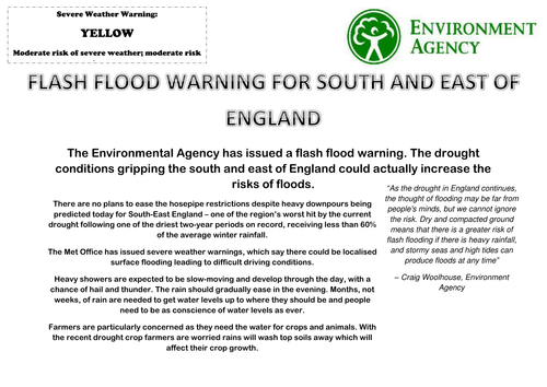 Extreme Effects Of Thunderstorms | Teaching Resources