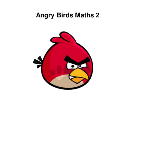 Angry Birds Math 2 - Quadratic Destruction | Teaching Resources