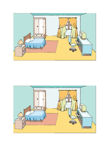 Using prepositions in the bedroom | Teaching Resources