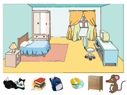 Using prepositions in the bedroom | Teaching Resources