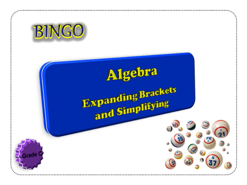 Expanding Double Bracket Bingo | Teaching Resources
