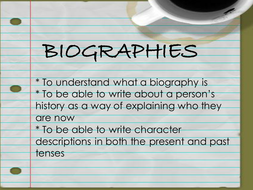 Pen portraits | Teaching Resources