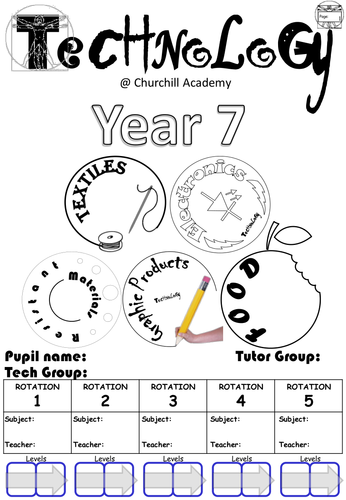 Year 7 D&T work booklet | Teaching Resources